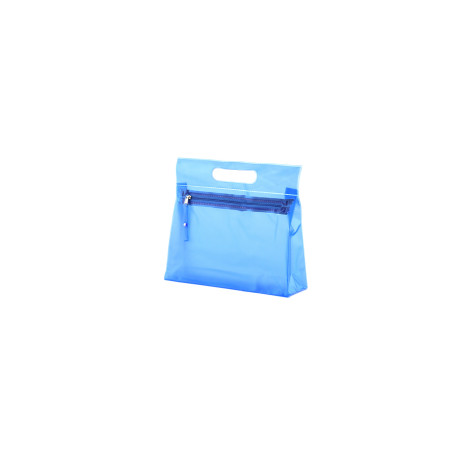 Trousse transparente en PVC - 4 couleurs disponibles - personnalisable